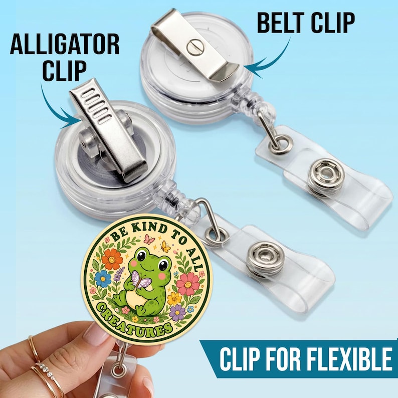 Be Kind to All Creatures Badge Reel Funny Frog Meme Natural Whimsical ...