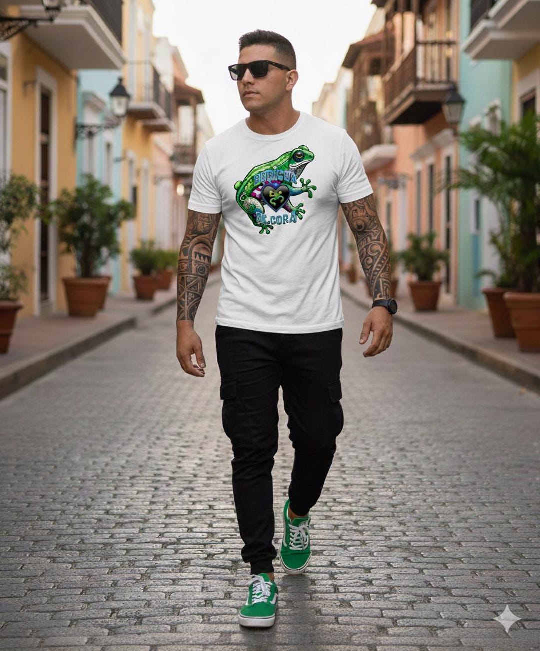 Puerto Rico Coquí Shirt - Taino Art T-shirt - Old San Juan Urban Gift ...