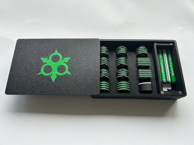 Nurgle Compatible Tokens Set With Secure Box, Age of Sigmar Tokens. - Etsy