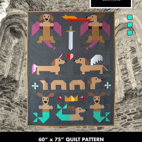 Wiener Quilt Pattern - Etsy