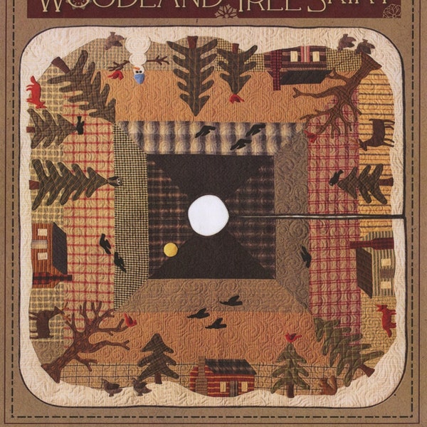 Applique Christmas Tree Skirt Pattern - Etsy