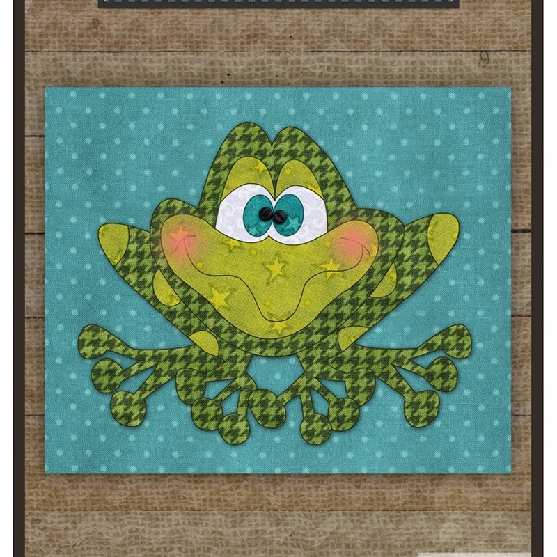 Frog Applique - Etsy