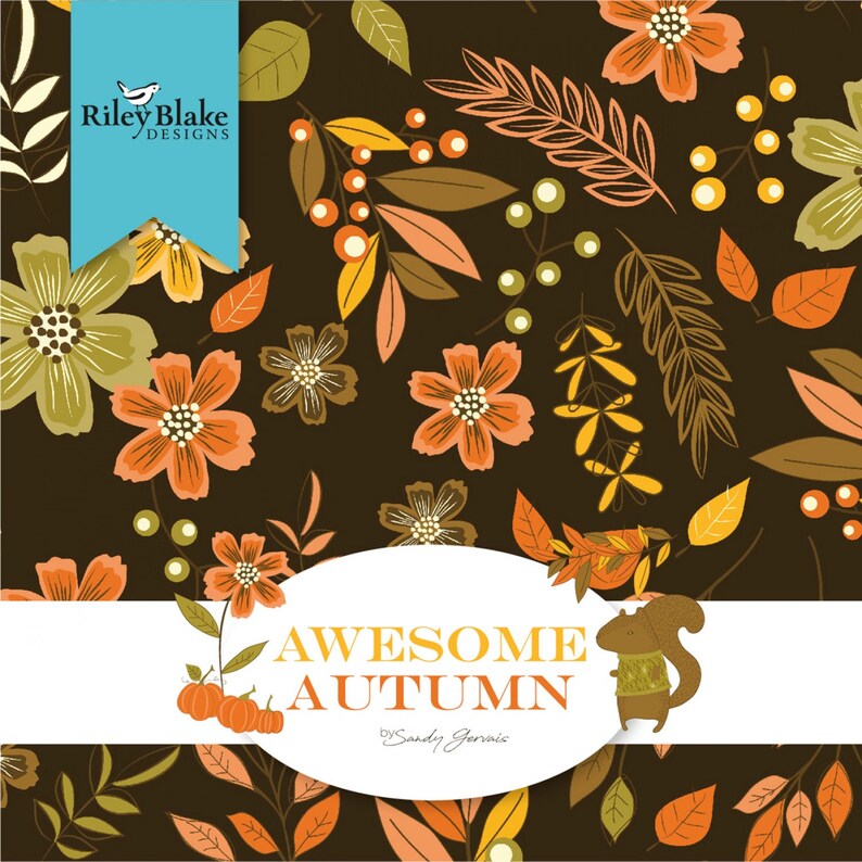 Awesome Autumn Jelly Roll Riley Blake Designs RP-12170-40 - Etsy