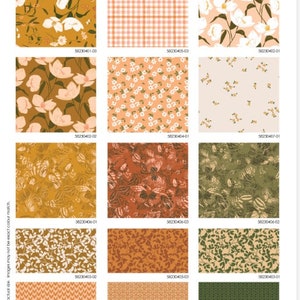 Botany Layer Cake, Camelot Fabrics, Startingstitches, 10 Squares, 100% ...