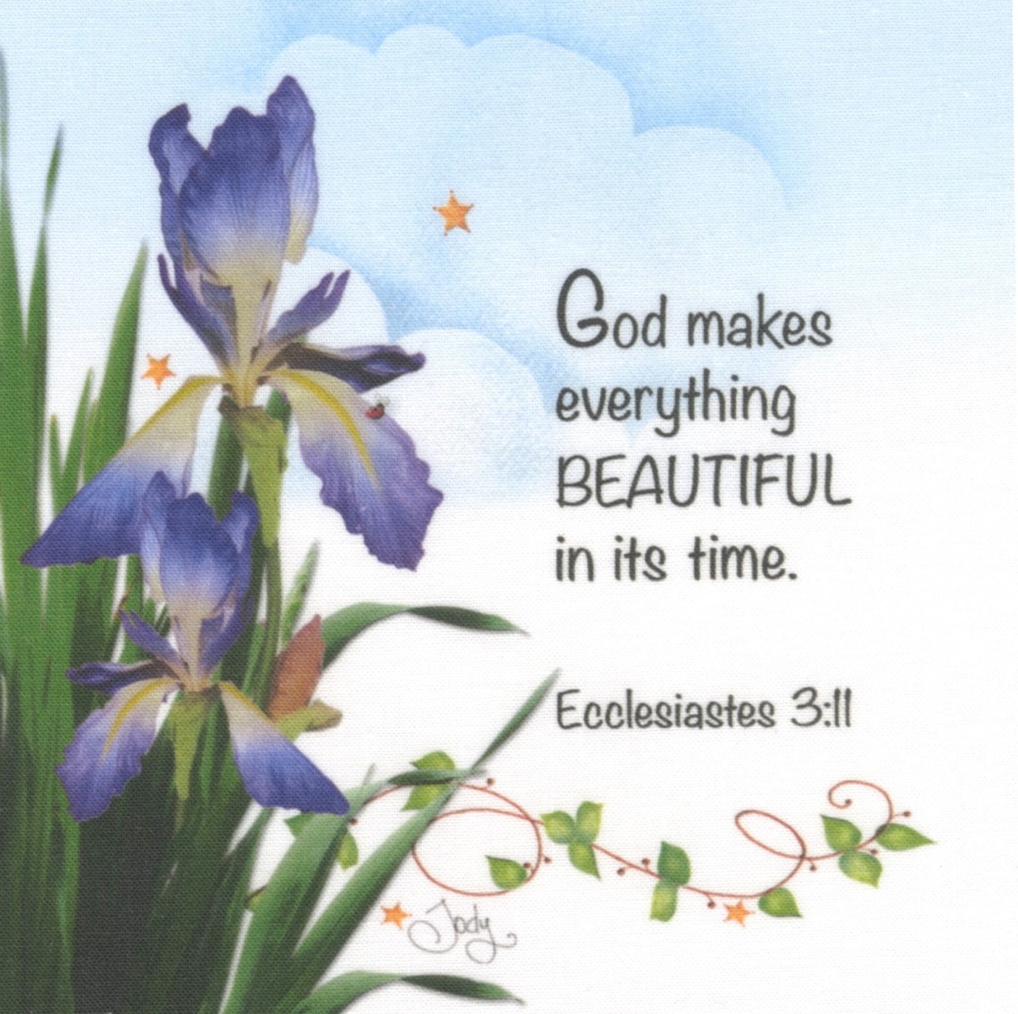 God Makes Everything Beautiful in Its Time Ecclesiastes | Etsy