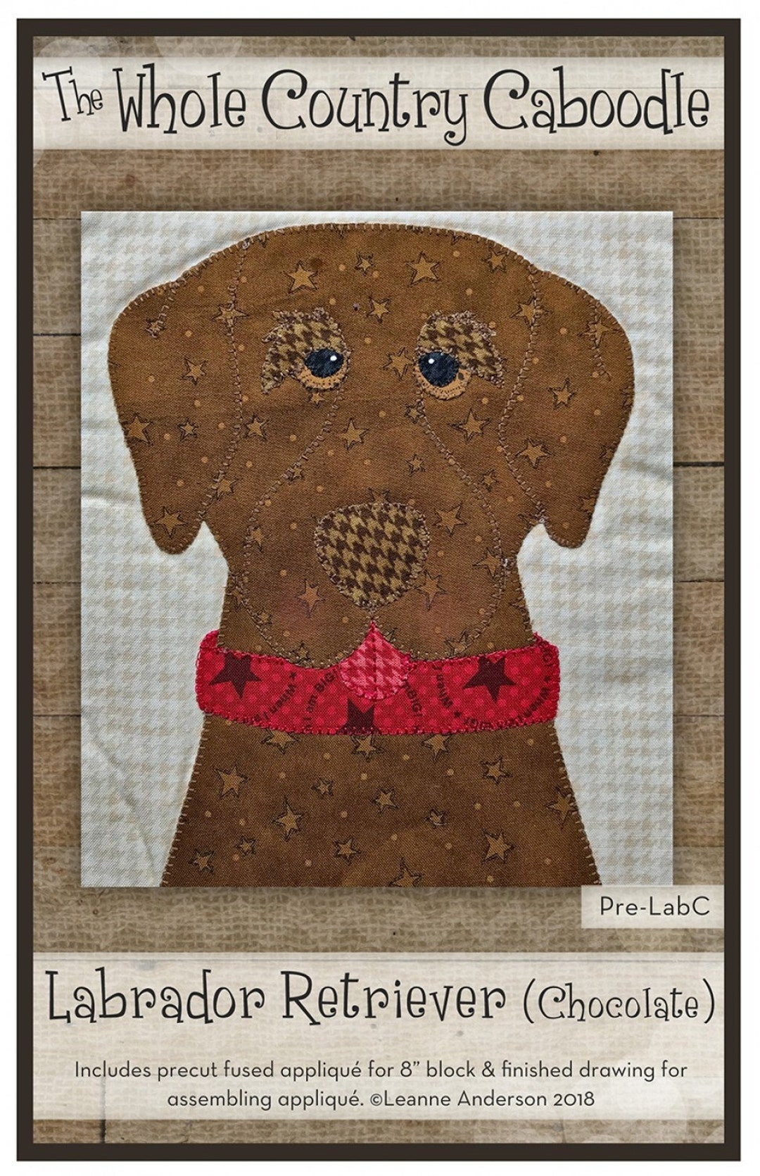 Labrador Retriever chocolate Precut Fused Applique, the Whole Country ...