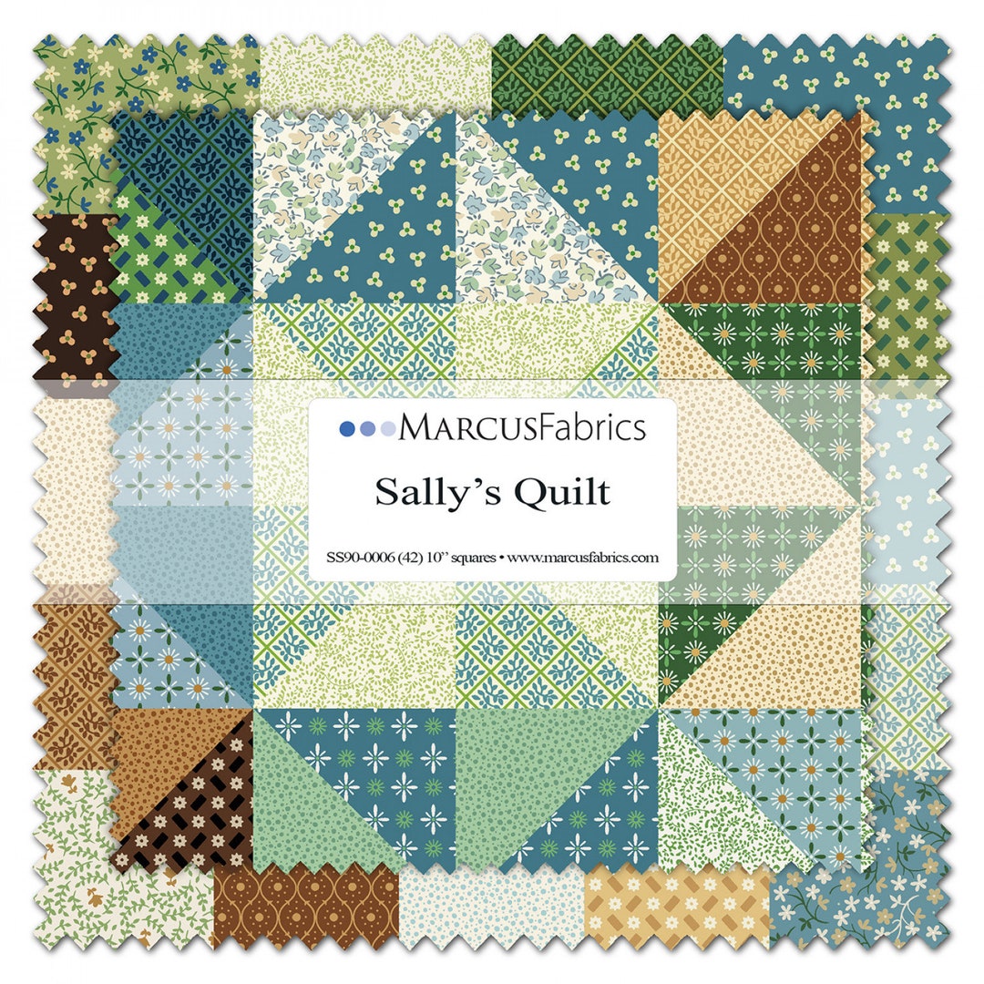 Sally's Quilt Layer Cake, Marcus Fabrics, Startingstitches, 10" Squares ...