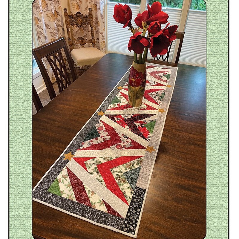 Quilted Christmas Table Runner Patterns - Etsy