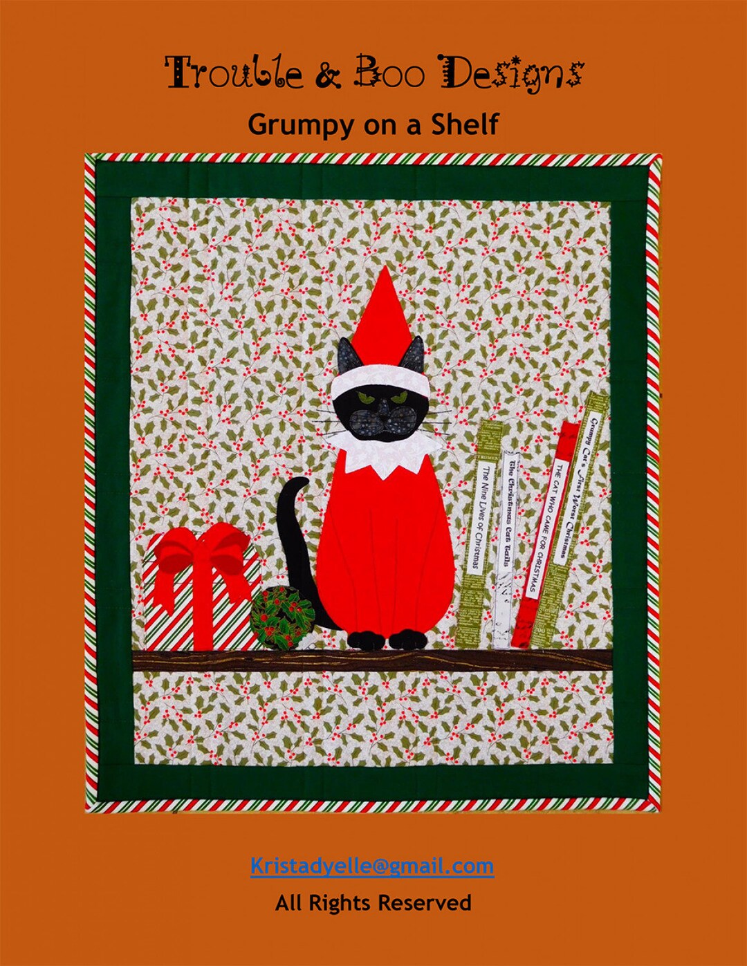 Grumpy on a Shelf Wall Hanging Pattern, Trouble & Boo, Startingstitches ...
