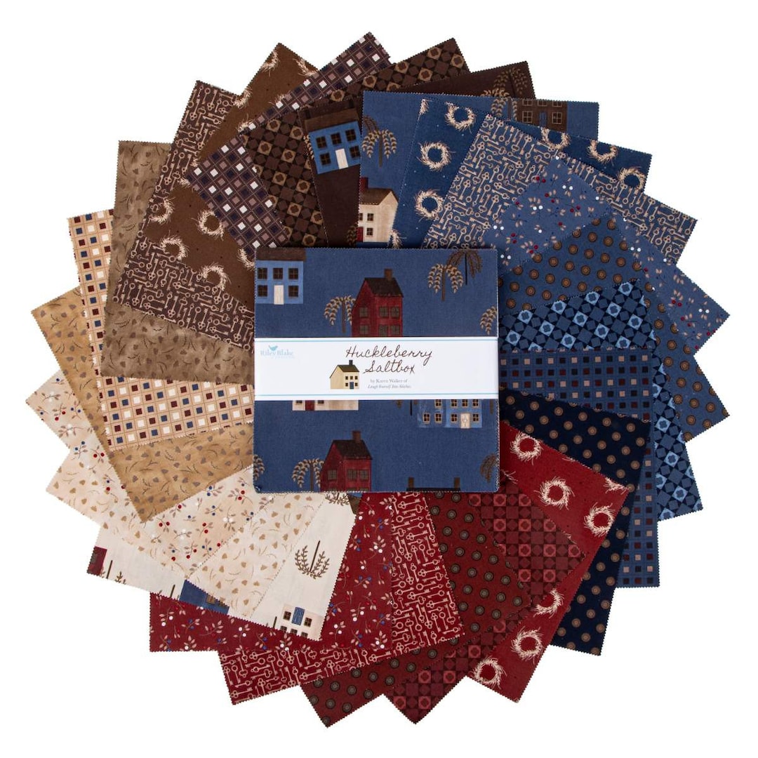 Huckleberry Saltbox Layer Cake, Riley Blake Designs, Karen Walker ...