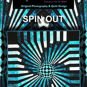 Spin Out Wall Quilt Pattern, Kwiltart, Kathleen Andrews ...