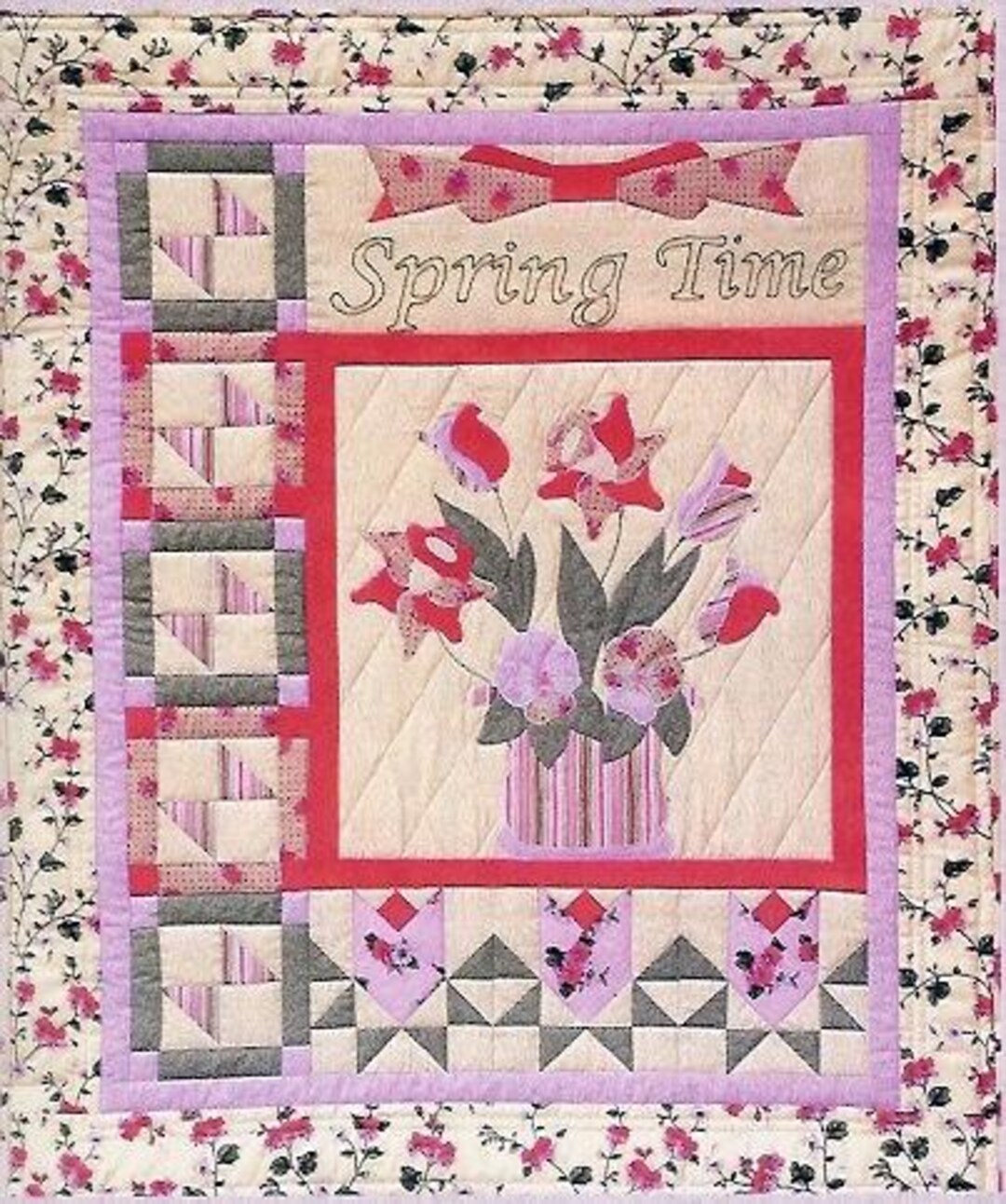 Spring Time Wall Hanging Pattern, Patchworks Studio, Startingstitches ...