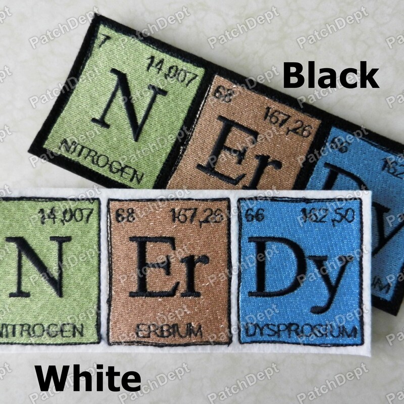 Nerdy Patches - Etsy