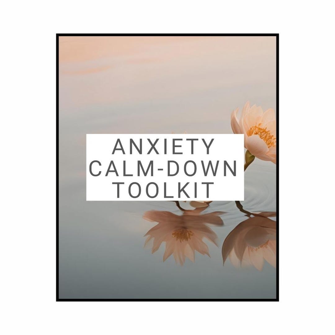 Anxiety Relief Toolkit | Grounding, Coping Skills Workbook (printable ...