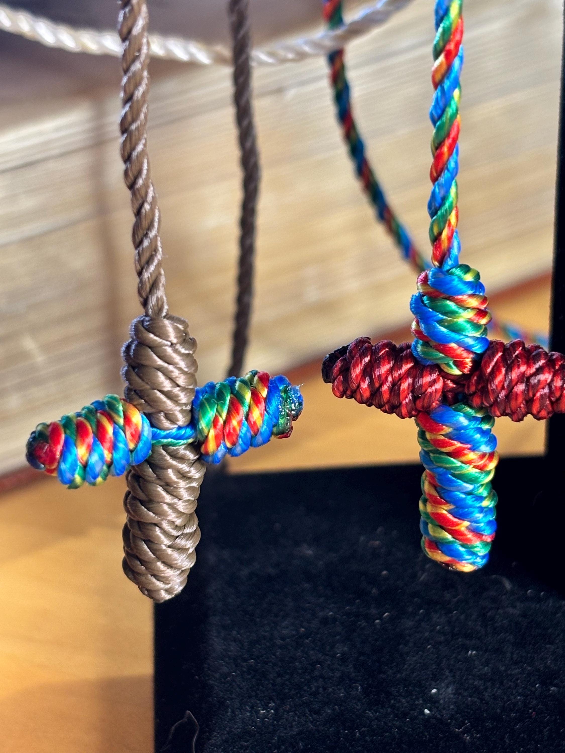 Collection (5) Hand‑tied Cross Bookmarks (set of 5) | Christian Gifts ...