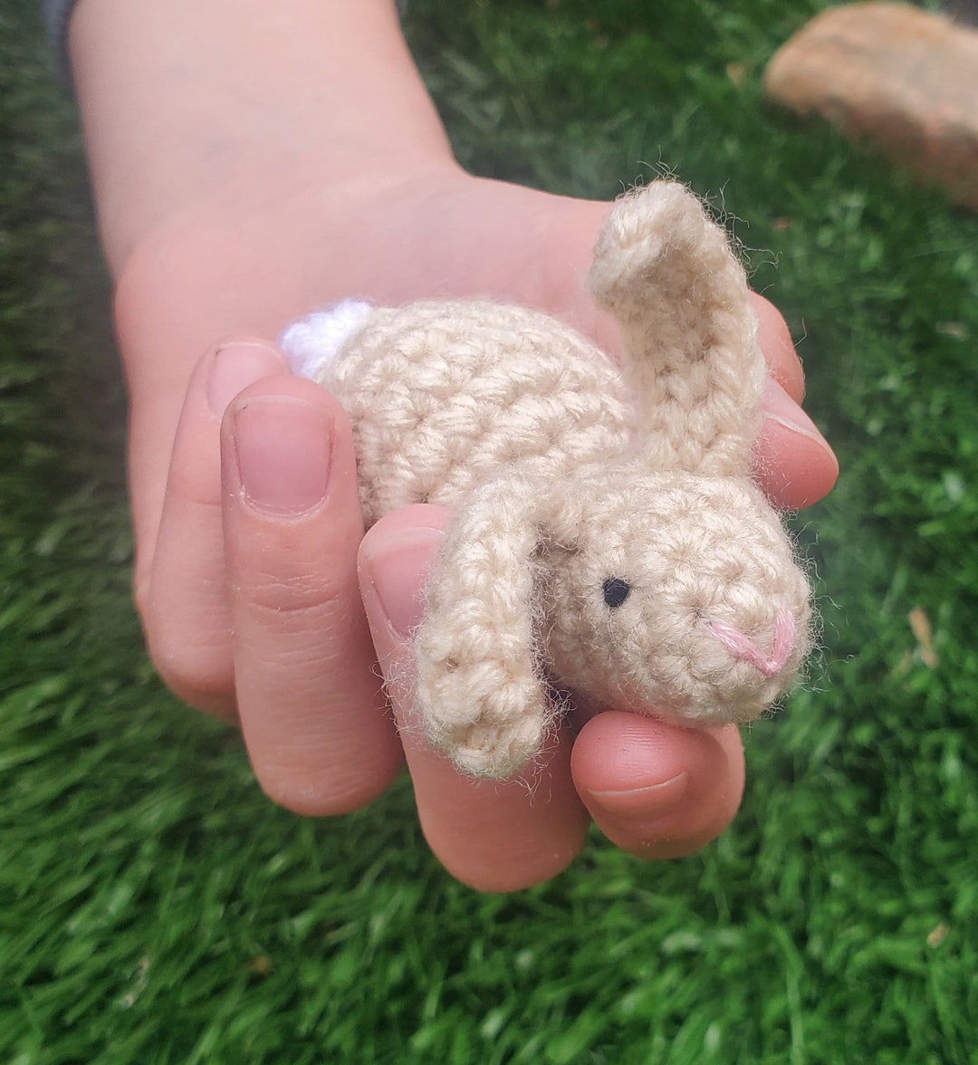 Small Stuffed Easter Bunny Toy, Pocket Pal, Kids Anxiety Pet, Emotional ...