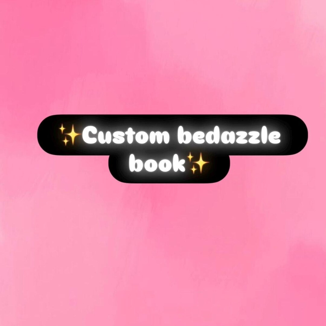 Custom Bedazzled Book - Etsy