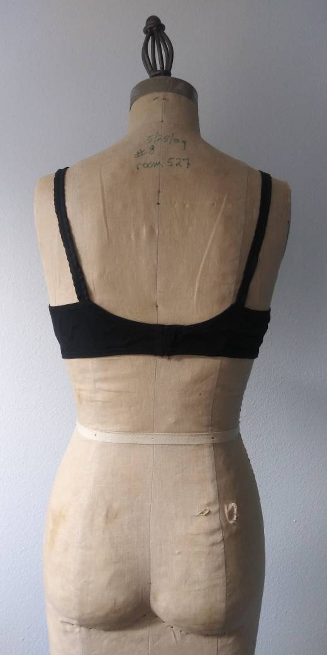 Black Lace Bra 50s 60s Platex Living Bra 38B | Etsy