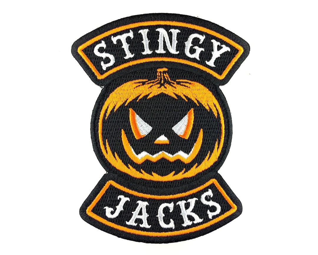Stingy Jacks Jack-o-lantern Pumpkin Halloween Biker Patch | Jack-o ...