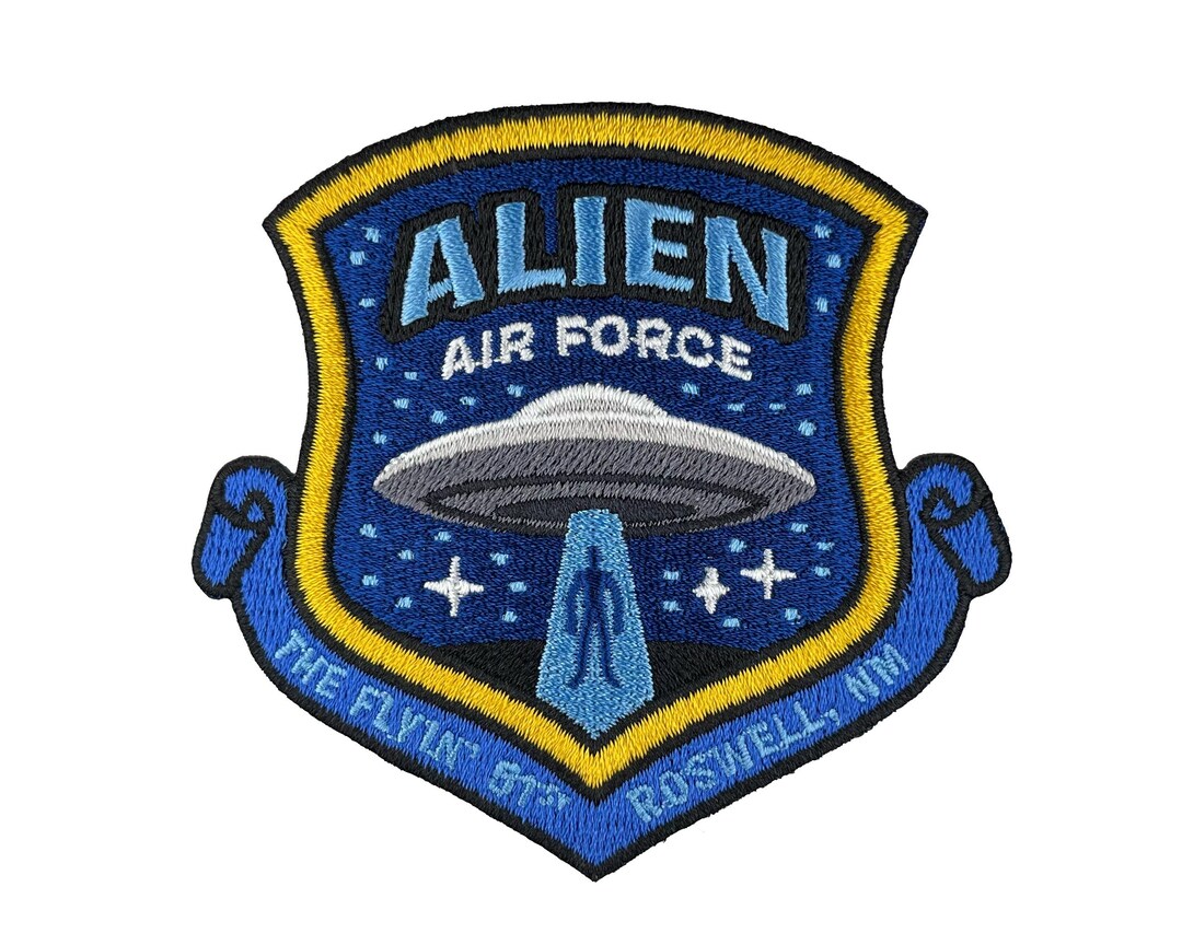 Alien Air Force Embroidered Patch | Alien & UFO | Cryptozoology | UFO ...
