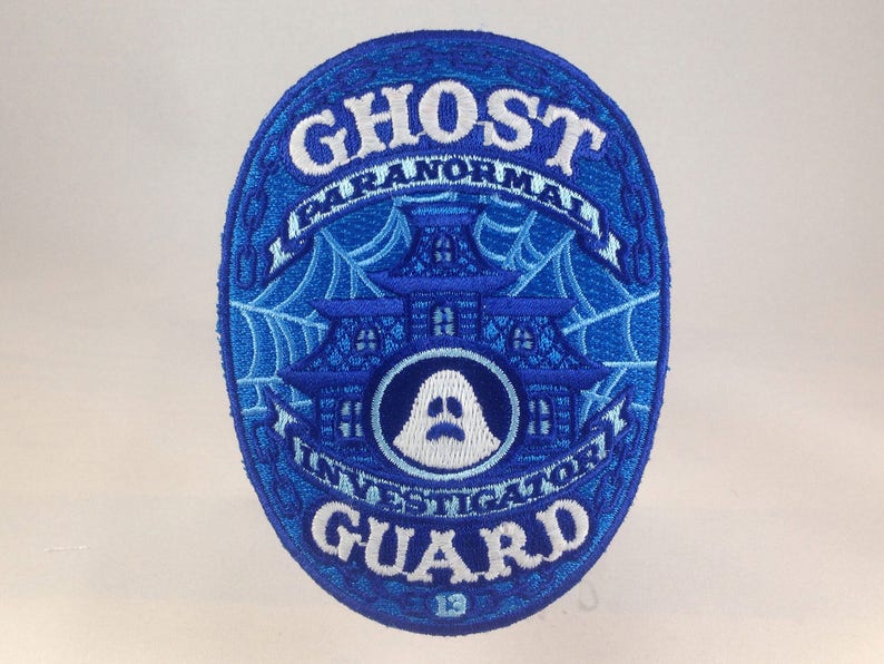 Ghost Guard: Paranormal Investigator embroidered patch police | Etsy