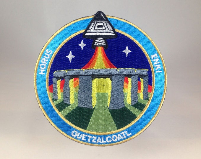Stonehenge Station NAZCA Ancient Astronaut Mission Patch | Etsy