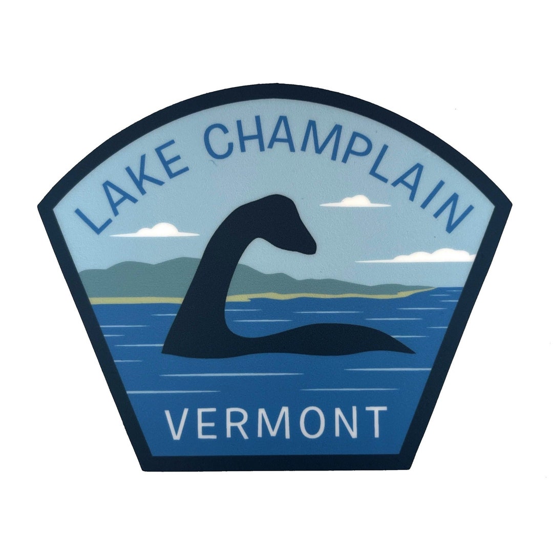 Lake Champlain, Vermont Travel Sticker | Champ | Cryptozoology ...
