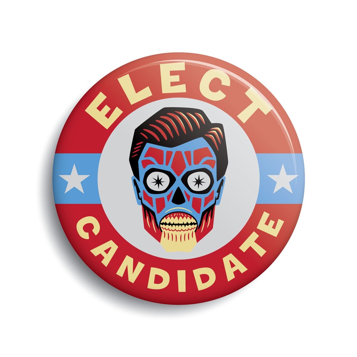 Elect Candidate (they Live) Campaign Button - Etsy