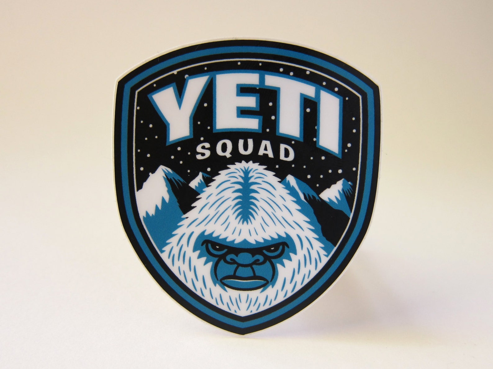 Yeti Squad Sticker Military Shield/badge/insignia Die-cut | Etsy