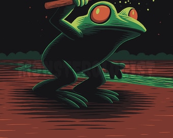 Famous Cryptids of Ohio Print - Etsy