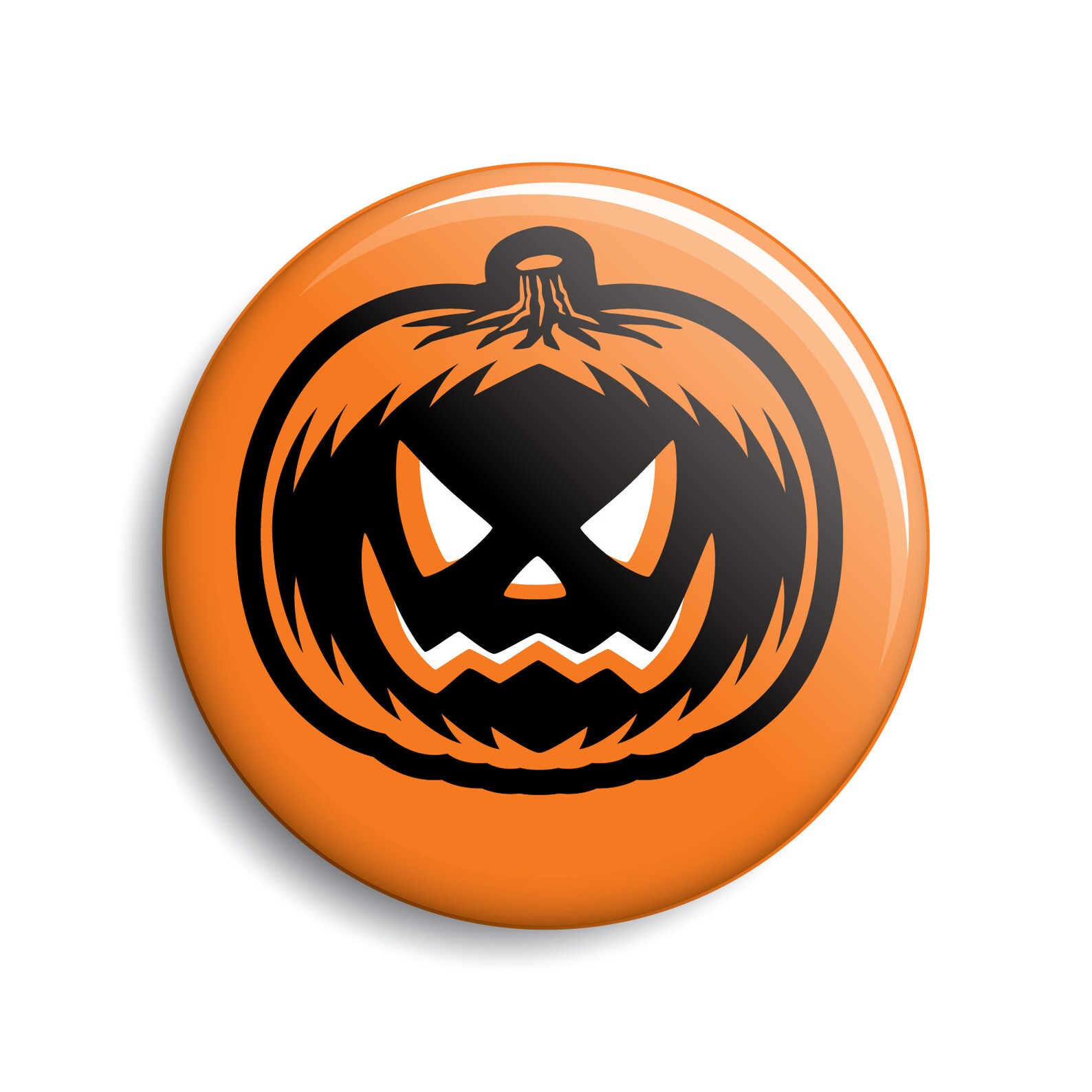 Jack-o-lantern Vintage Halloween Pumpkin Button - Etsy