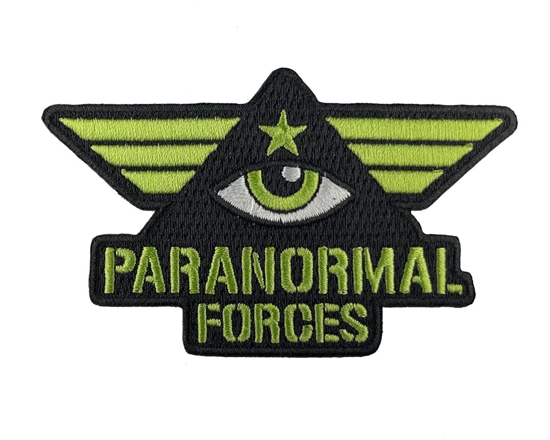 Paranormal Forces Embroidered Patch | | Cryptozoology | - Etsy