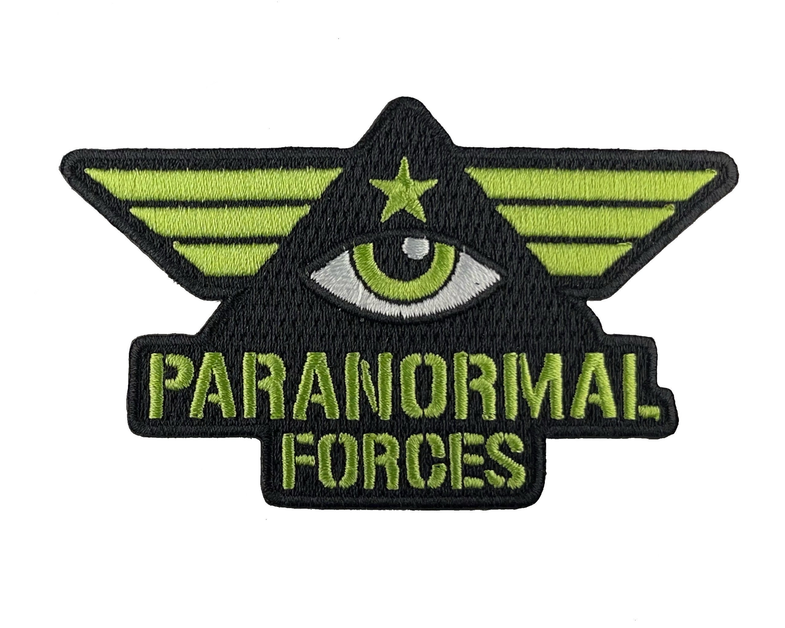 Paranormal Forces Embroidered Patch | | Cryptozoology | - Etsy