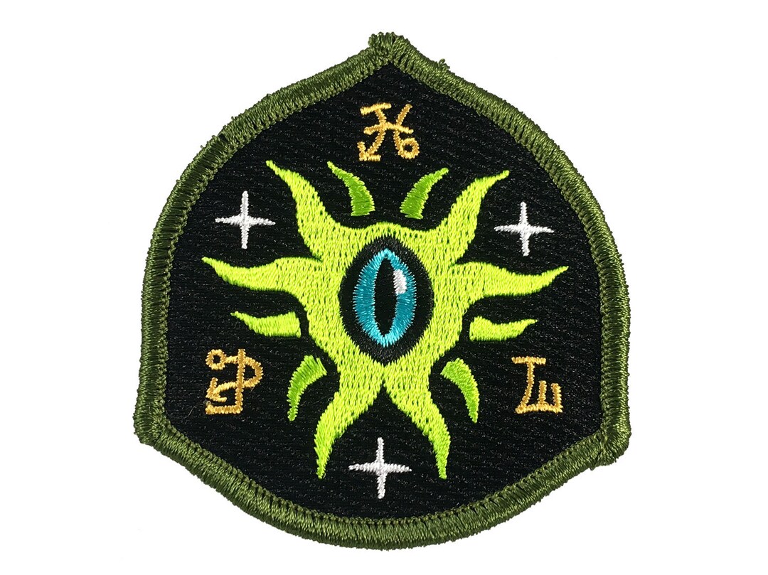 Eye of Shoggoth Shield Embroidered Patch | Shoggoth | Lovecraft | - Etsy