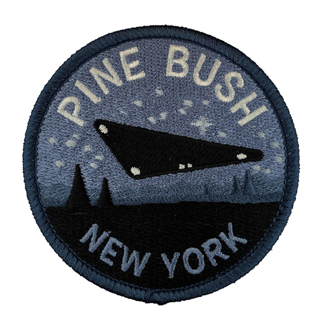 Pine Bush, New York Travel Patch | Alien & UFO | Cryptozoology | UFO ...