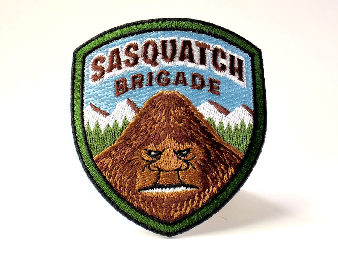 Sasquatch Brigade Embroidered Patch Cryptozoology Paranormal | Etsy