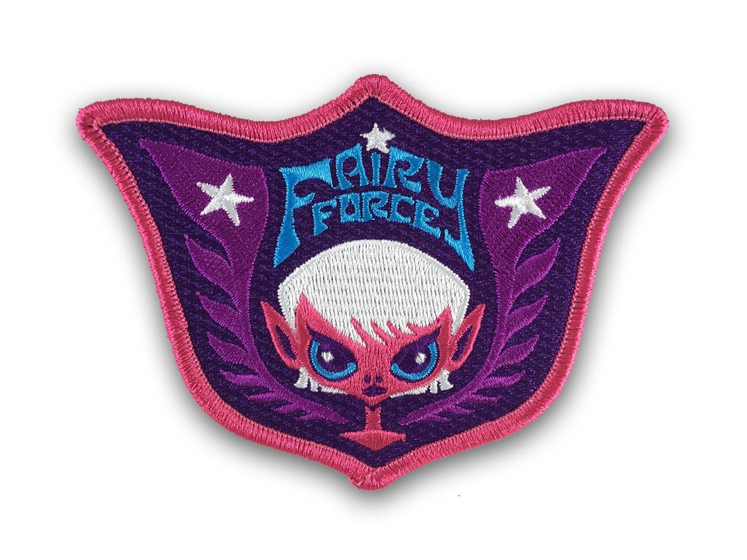 Fairy Force Embroidered Patch | Fairy | Folklore | - Etsy