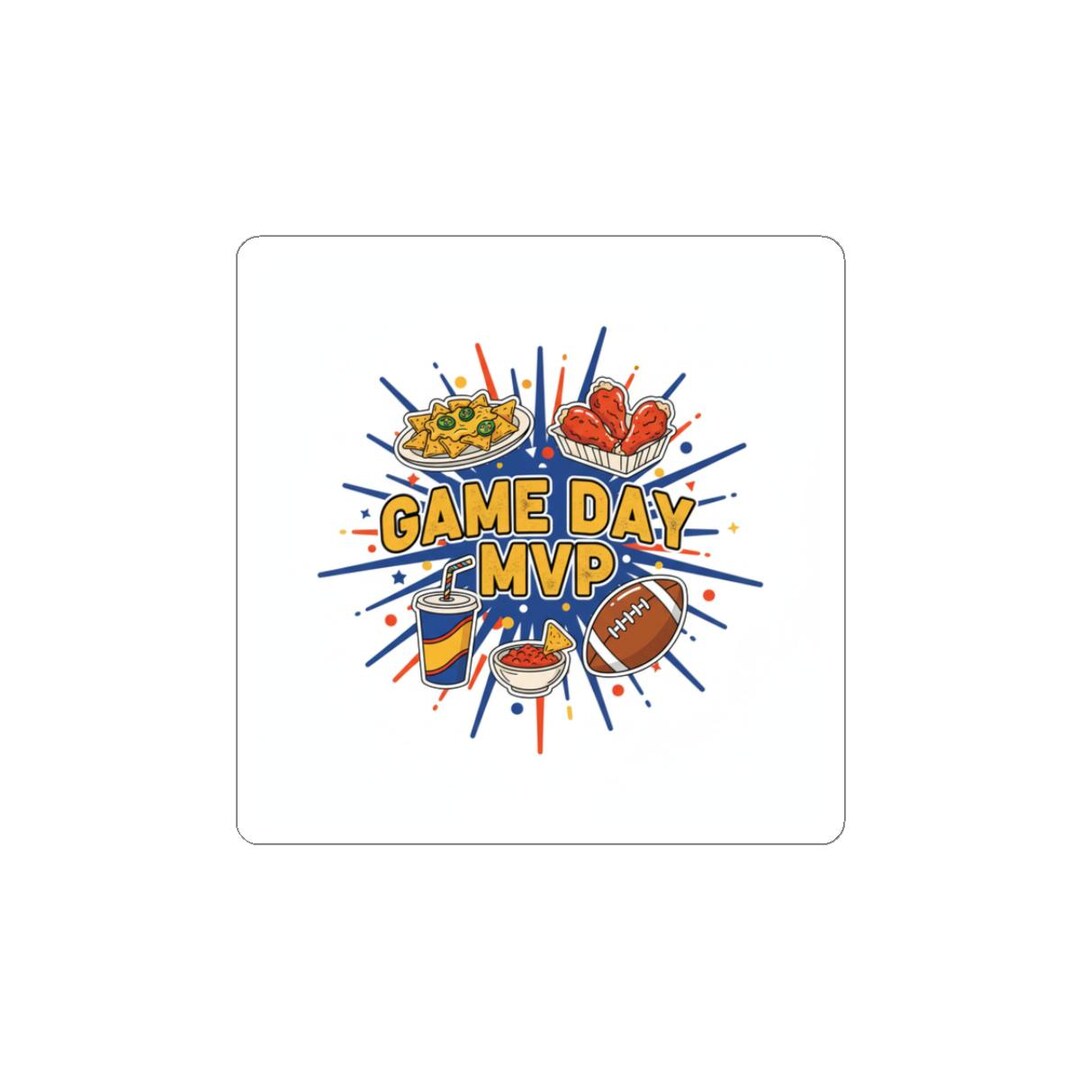 Game Day MVP Sticker | Super Bowl Party, Football Season, Snack Master ...