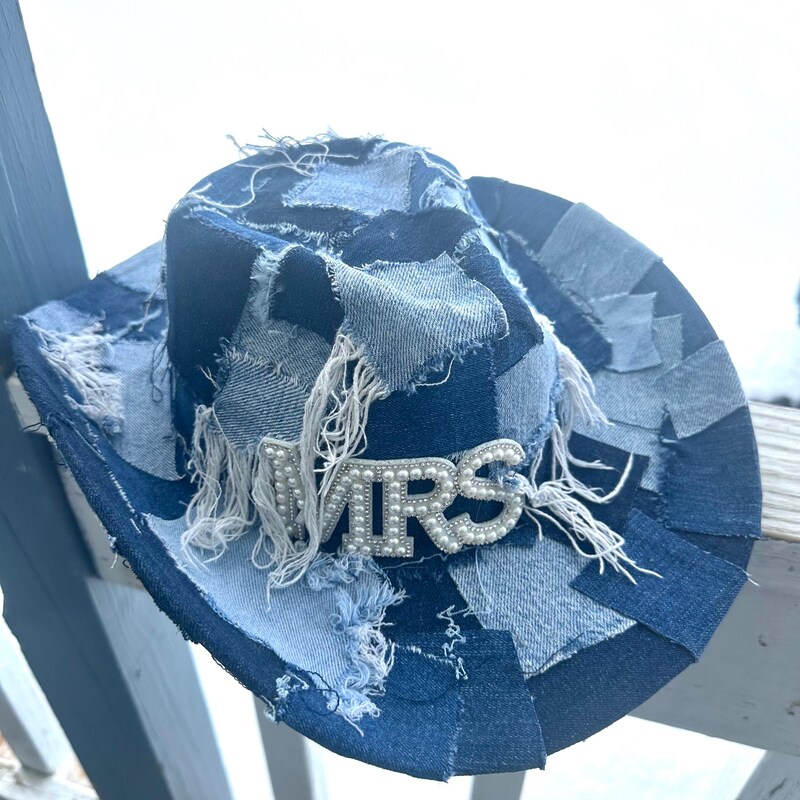 Denim Cowboy Hat - Etsy