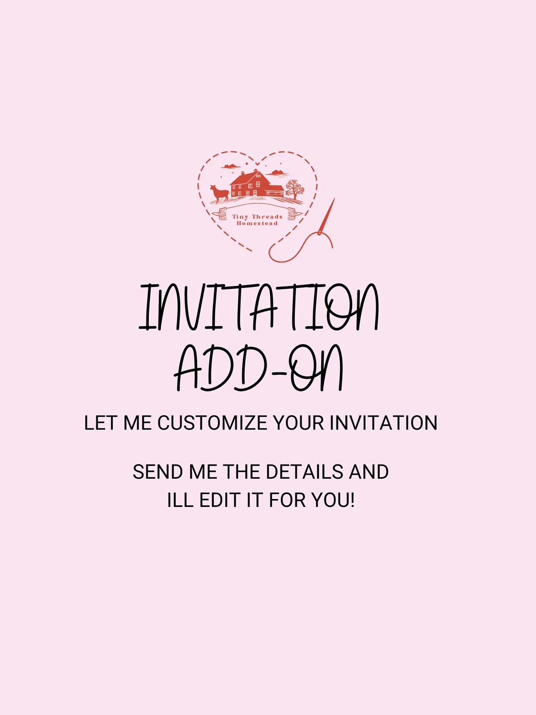 Upgrade for Digital Invitations, Hire Me to Customize Your Invitation ...