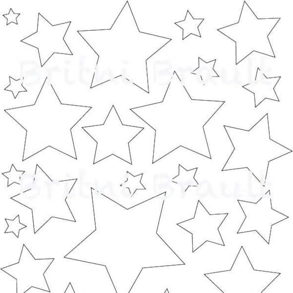 Cut Out Stars - Etsy