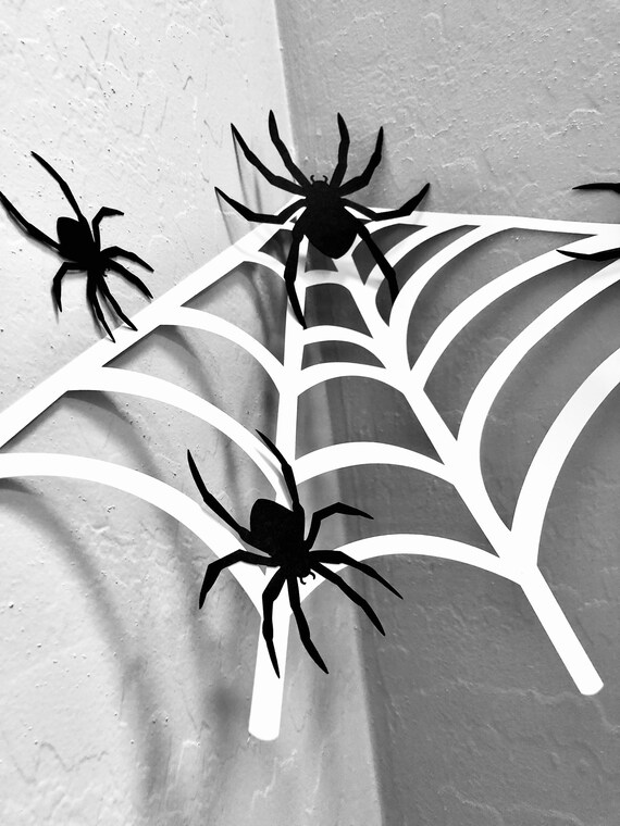 Spiders and Web .SVG File Digital Download | Etsy