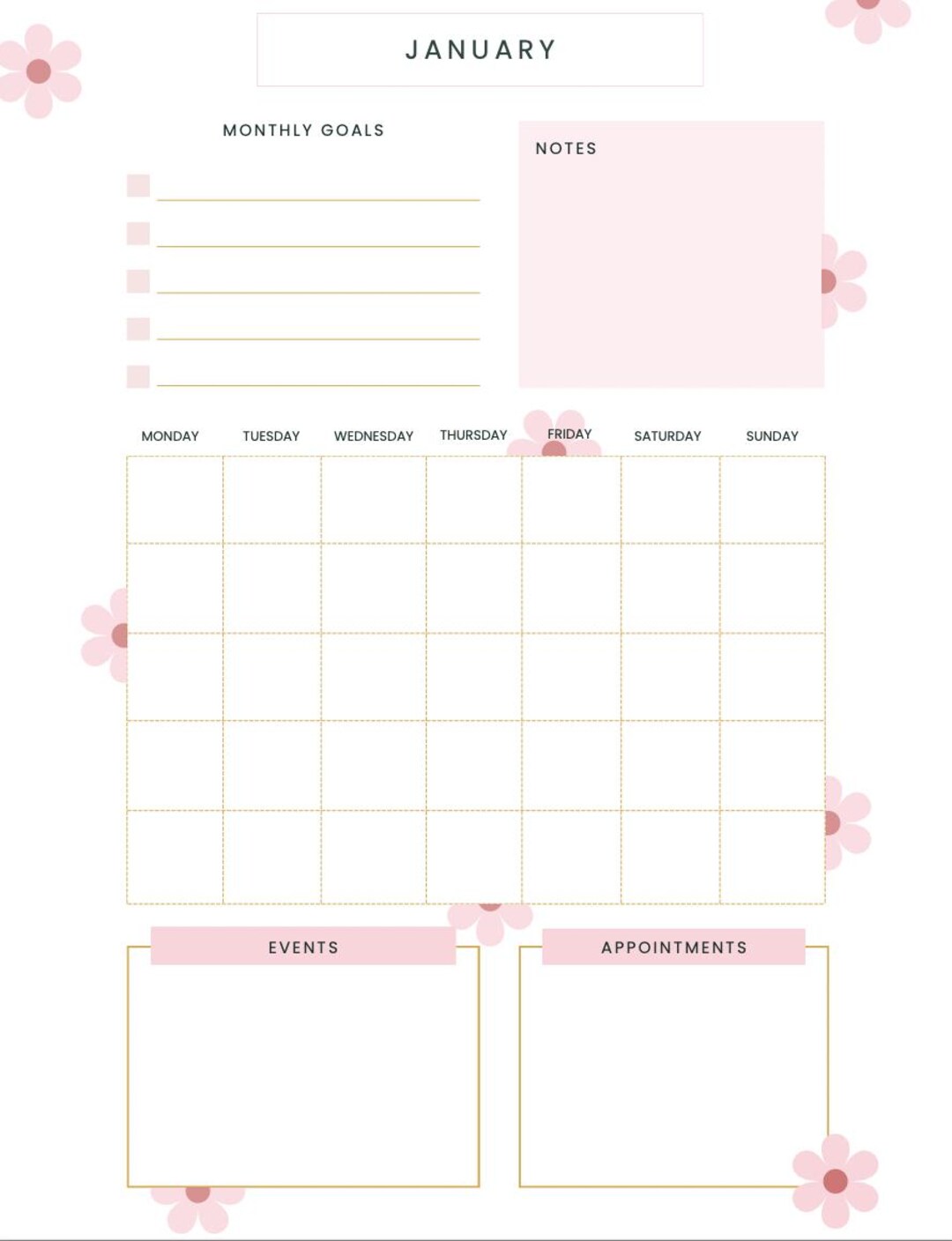 College Student Digital Planner | Colorful for iPad & Printable ...