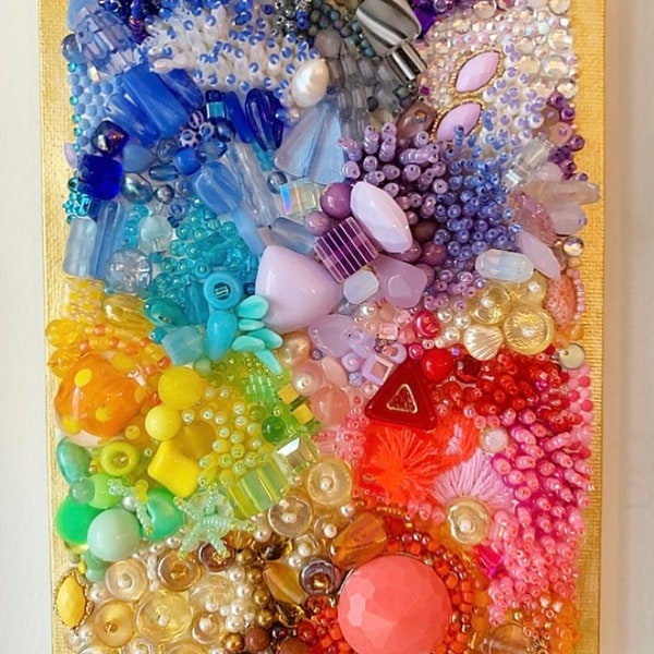 Beaded Artwork - Etsy
