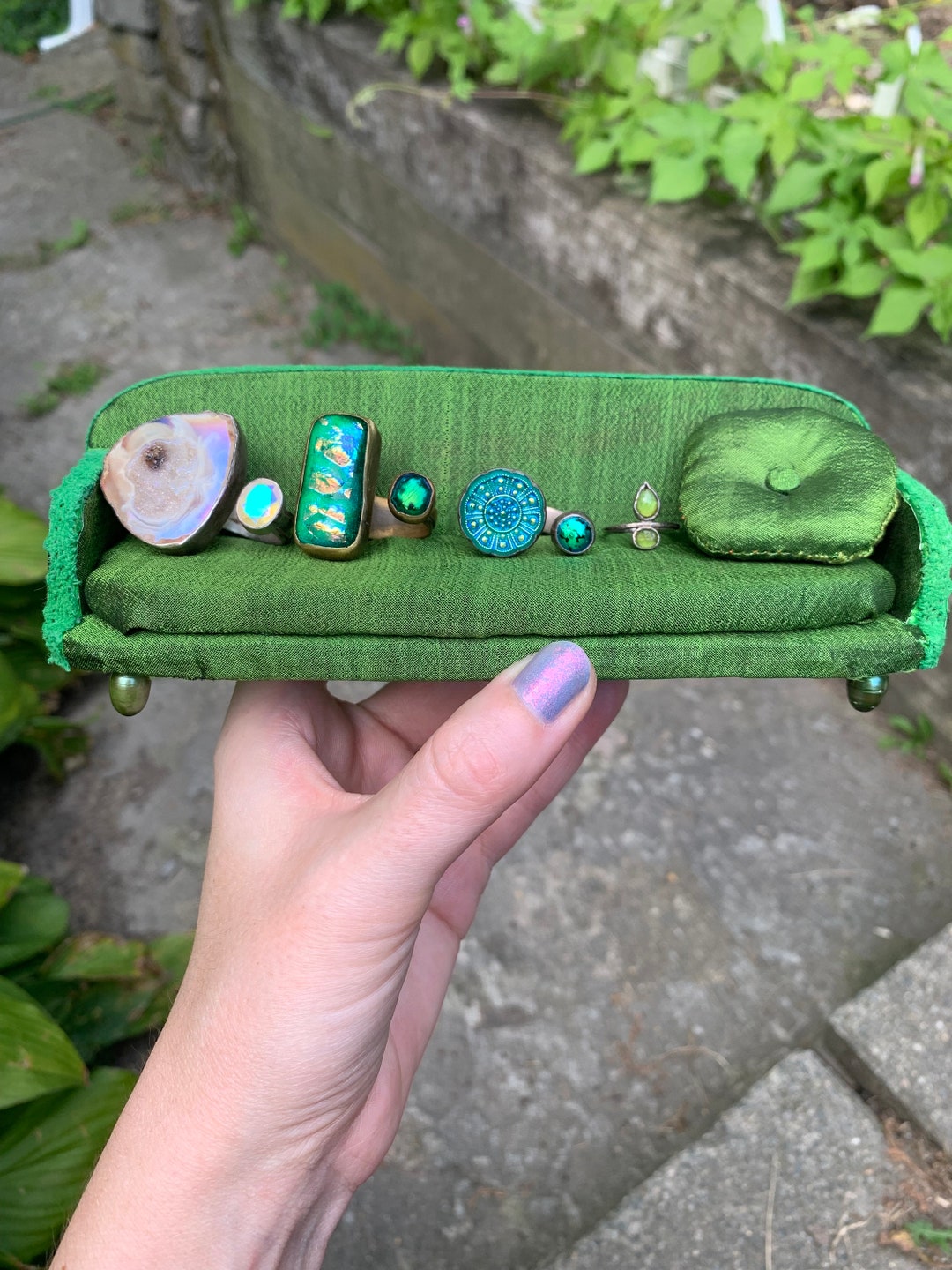 Ring Display Couch Ring Display Jewelry Display Small Couch Tiny ...