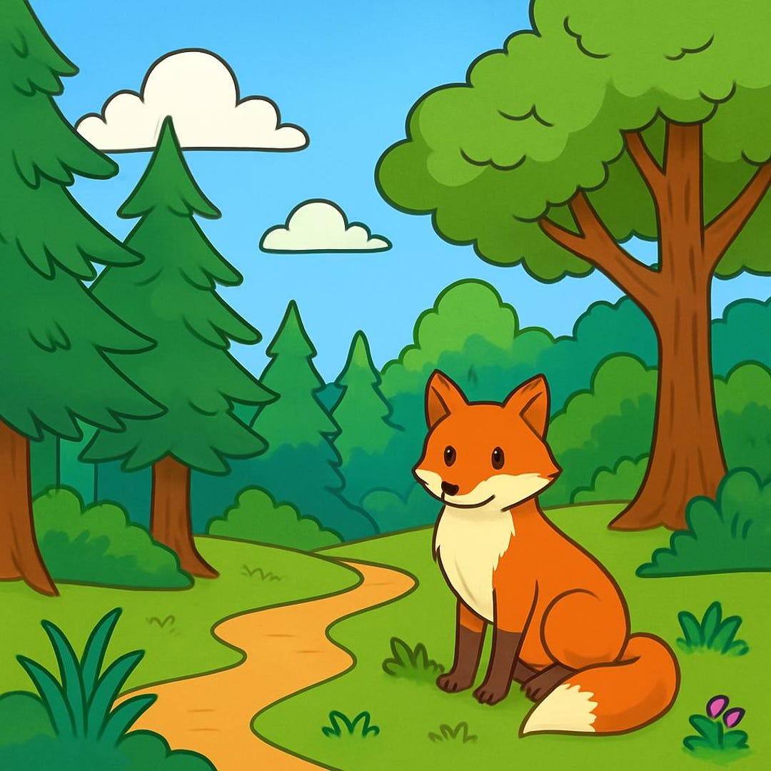 Forest Friends Coloring Pages for Kids | Printable Woodland Animals PDF ...