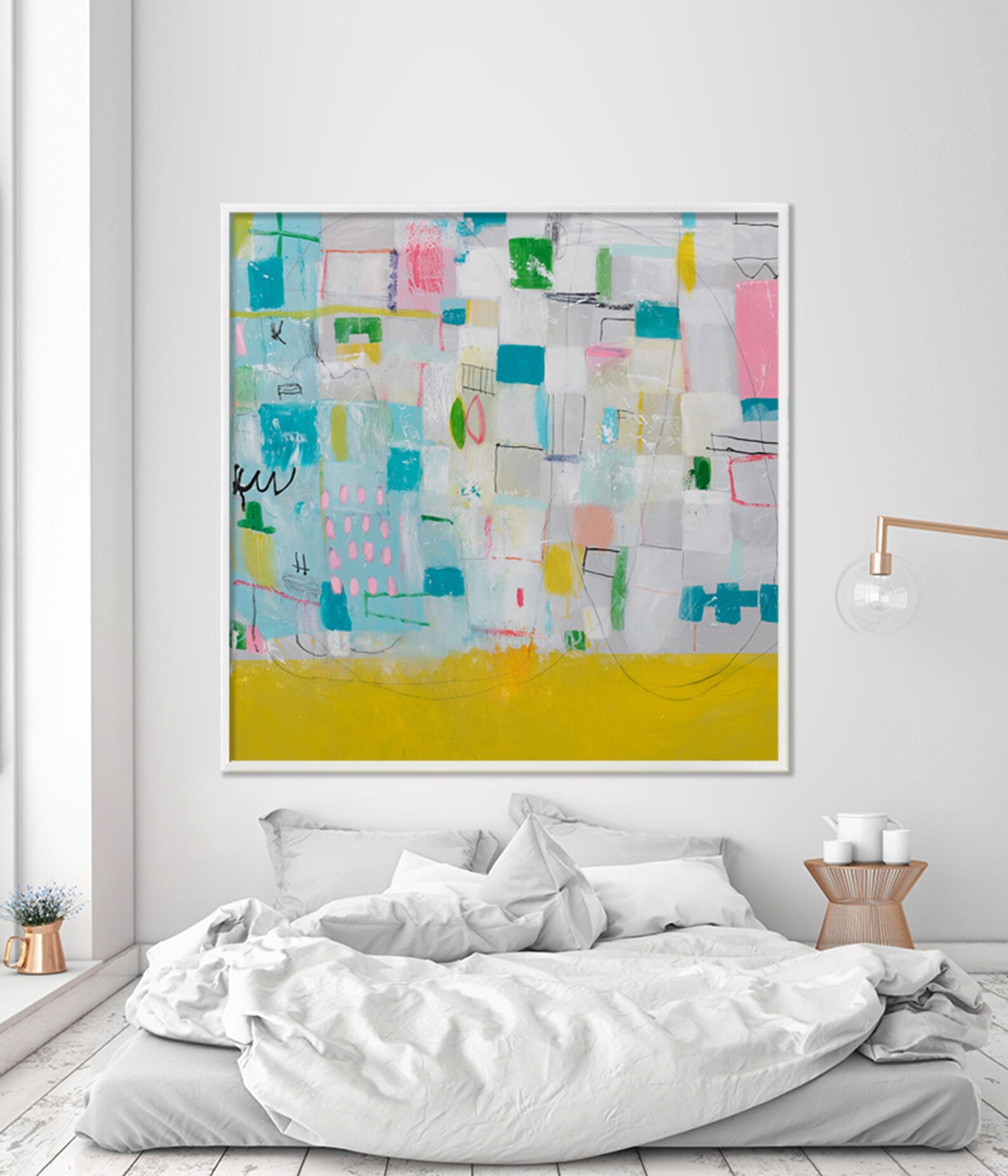 Large Abstract Art Print Colorful Abstract Painting Print | Etsy