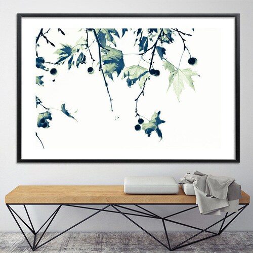 Large Abstract Art Print Green Painting Abstract Art | Etsy