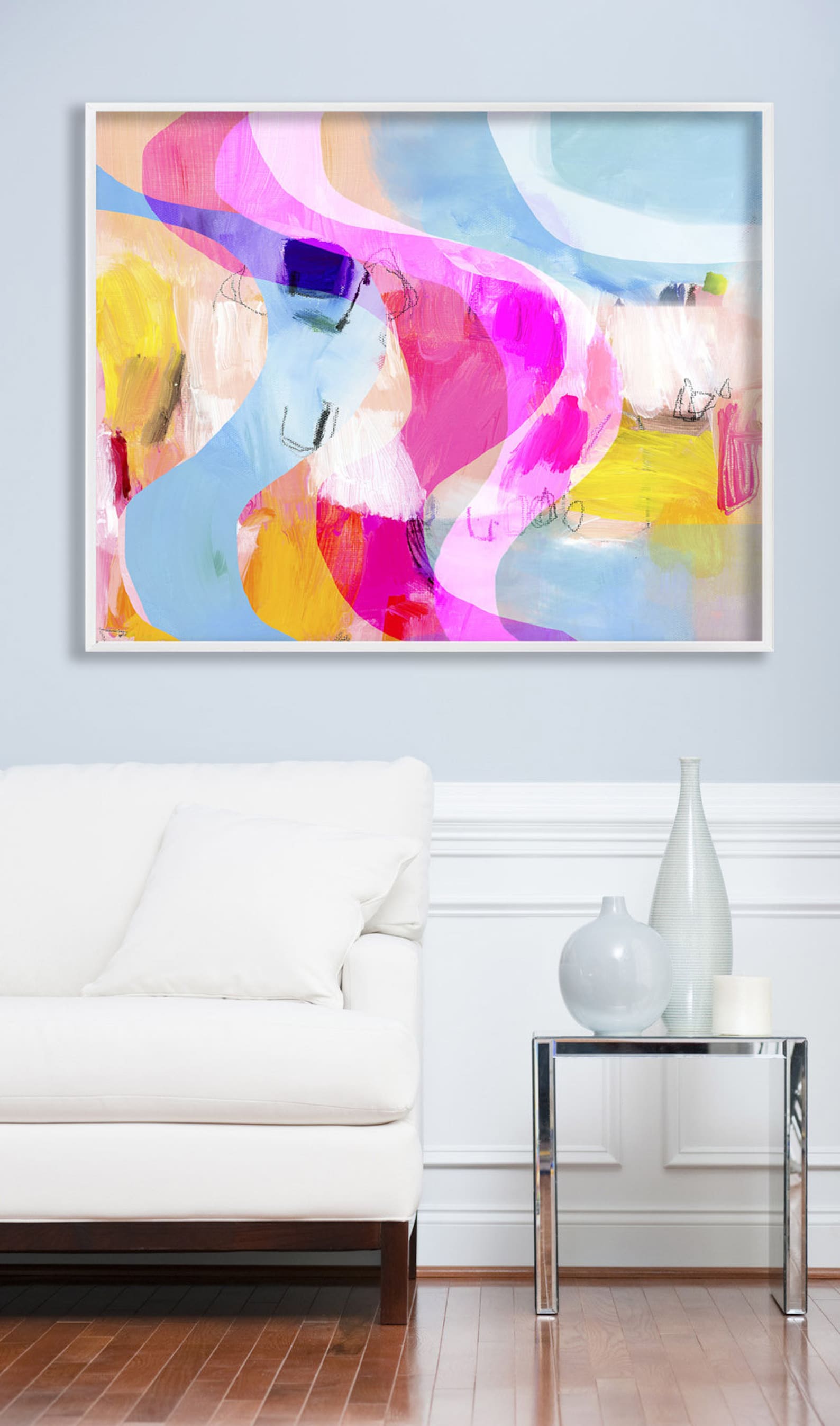 Digital Printable Art Wall Art Painting Print Vibrant - Etsy