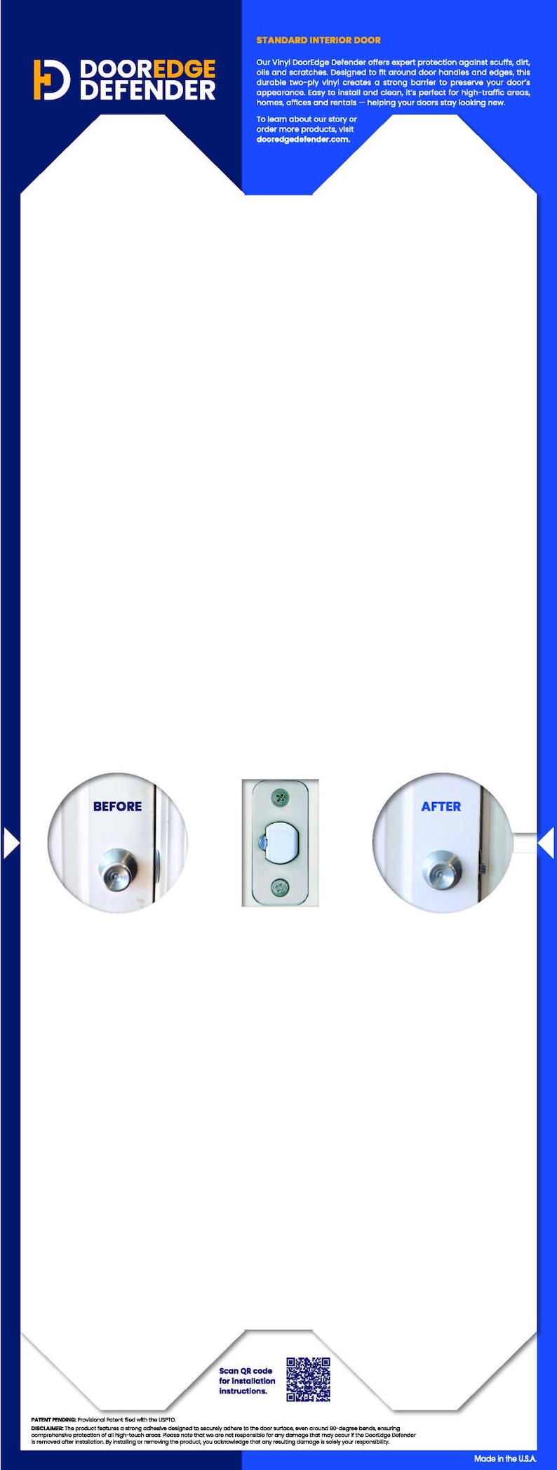 Dooredge Defender Interior Door Protector - Buy 2 or More and Get 10% ...
